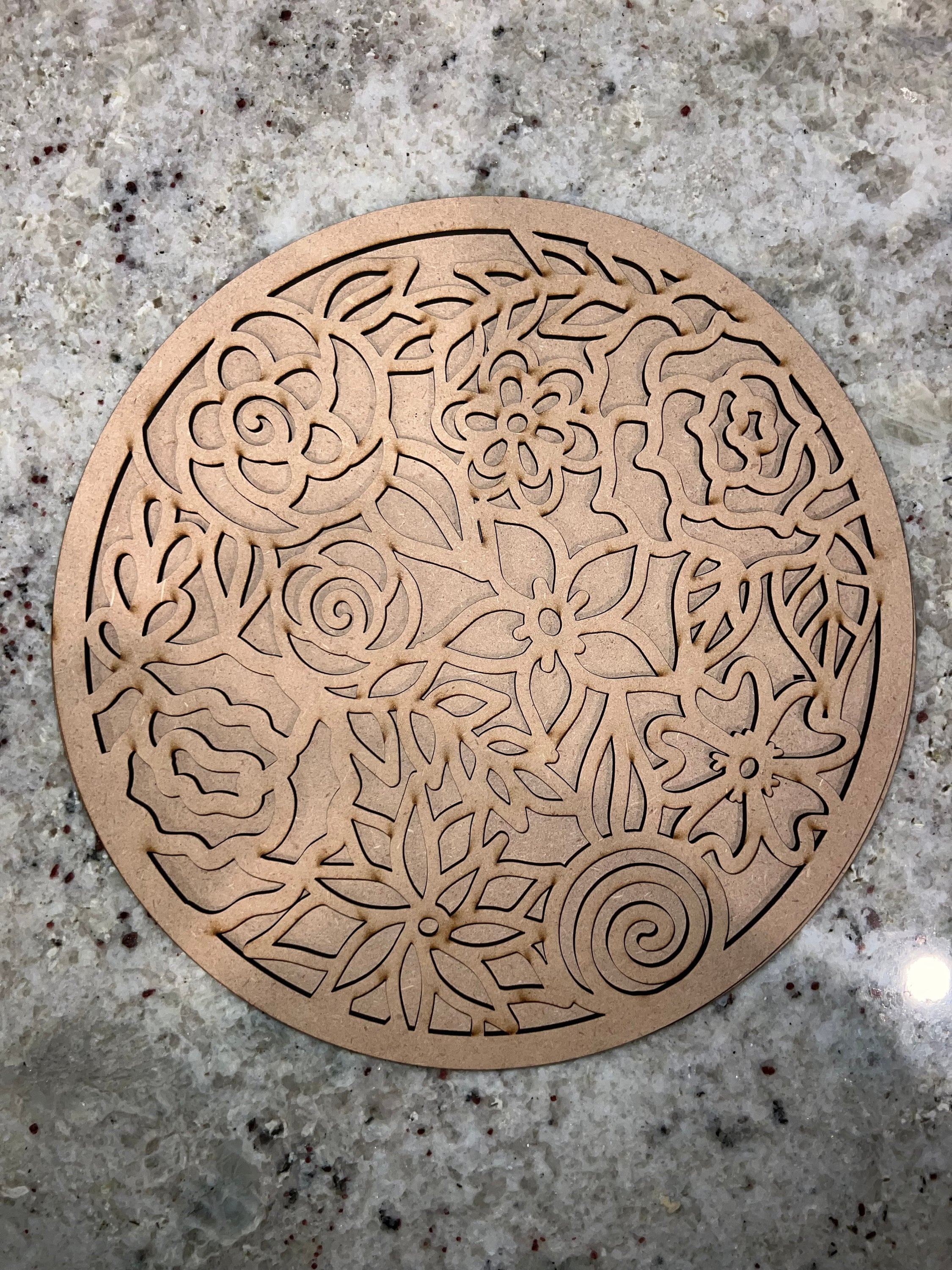 Floral Round, DIY - Etsy