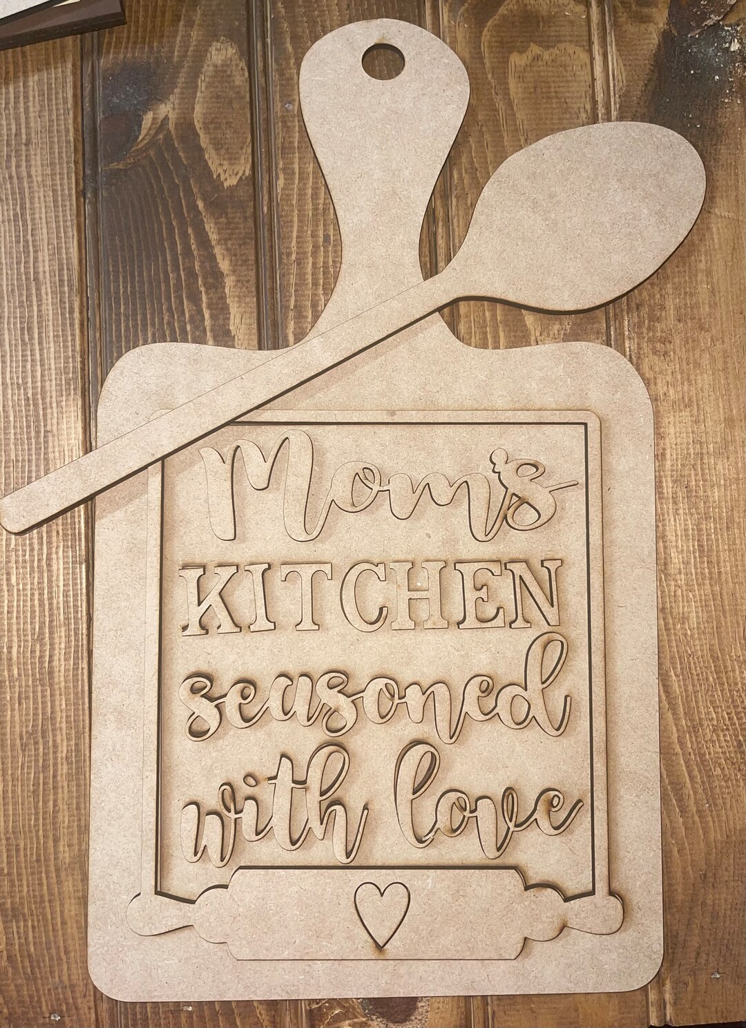 Moms Kitchen, Cutting Board, DIY - Etsy