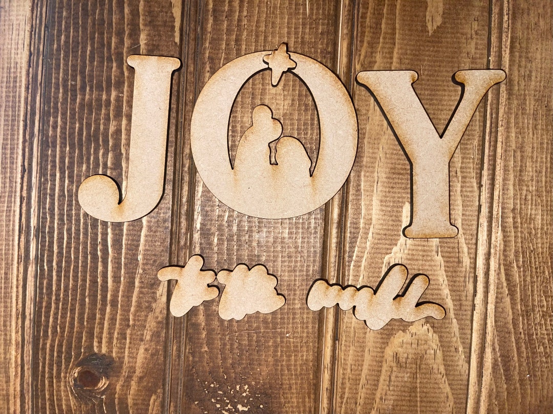 Joy to the World, Cutout, DIY - Etsy