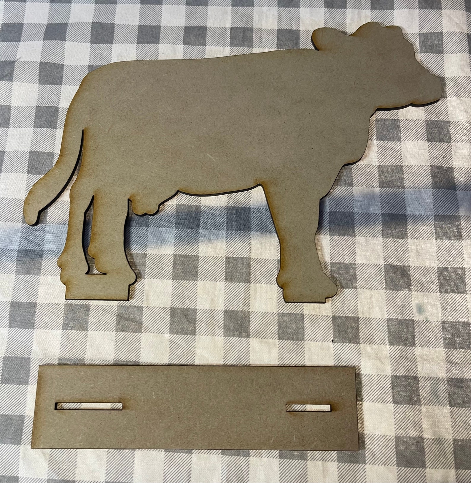 Cow Unpainted Laser Cut Moo Blank Cow DIY Farmhouse | Etsy