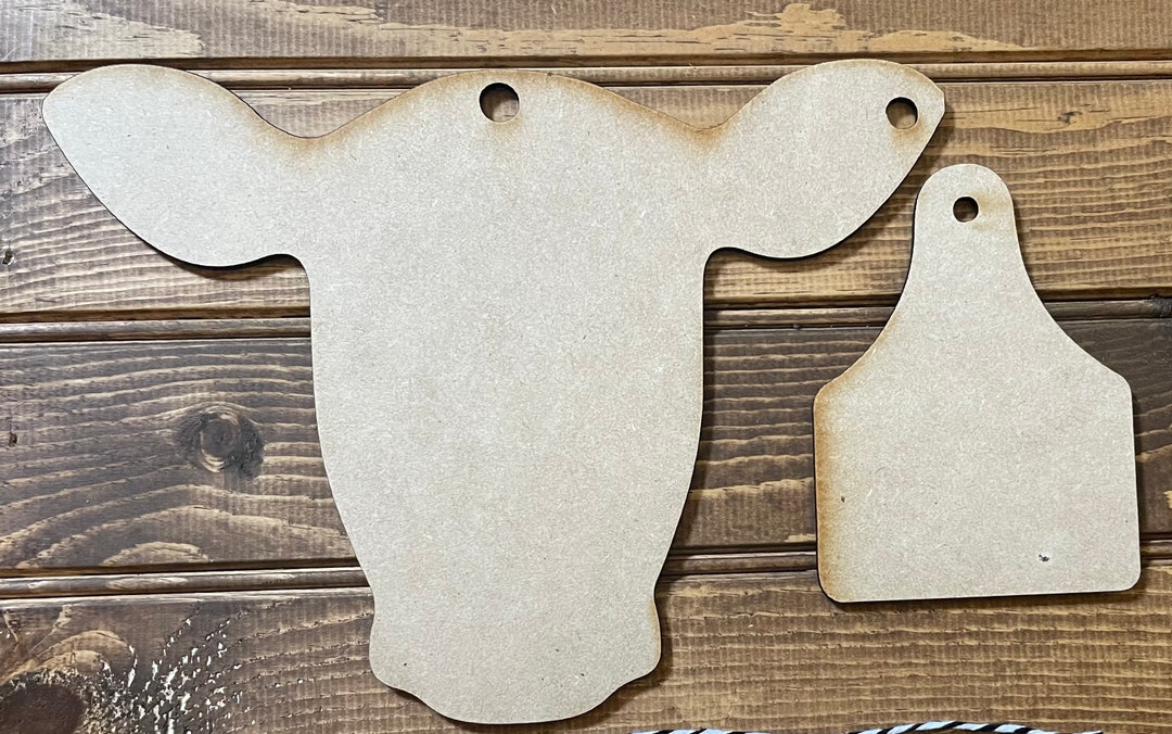 Cow Head, Tag, Diy - Etsy