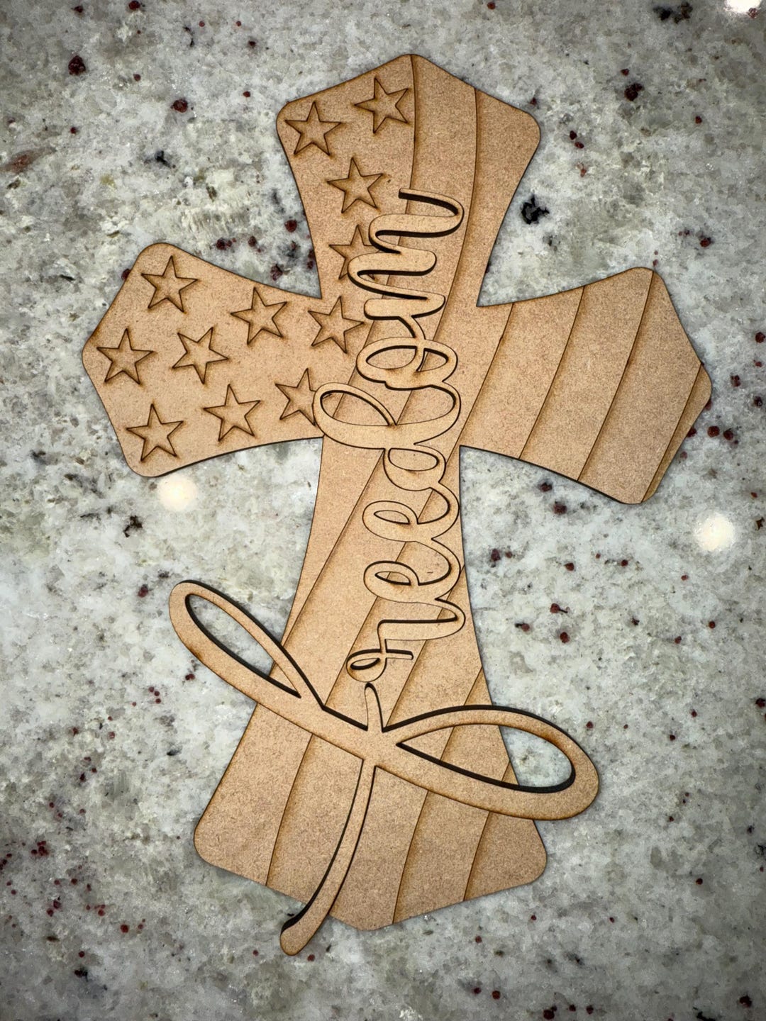 Freedom Cross, Shelf Sitter, DIY - Etsy