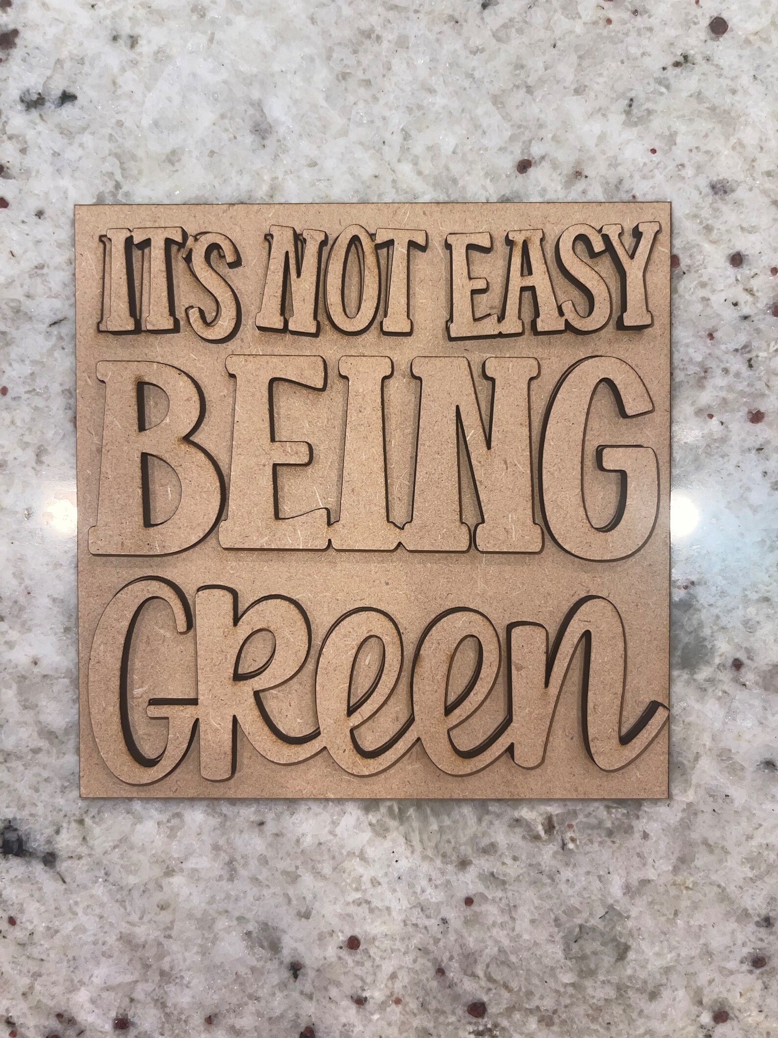 It's Not Easy Being Green, Tiered Tray, DIY - Etsy