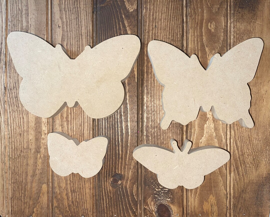 Chunky Butterflies, Etched Butterflies, Shelf Sitters, DIY - Etsy