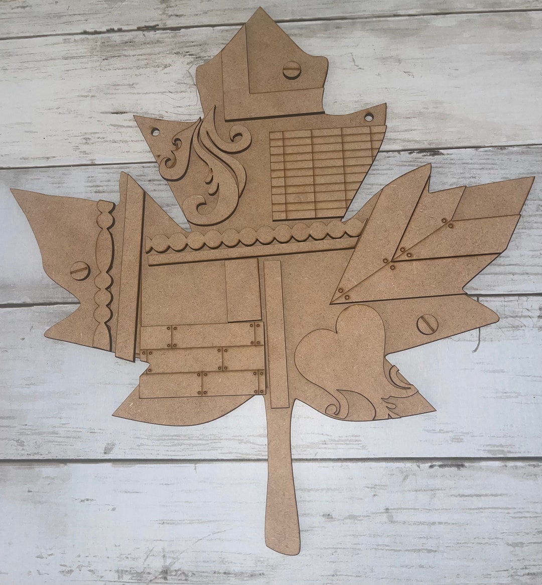 Standing Vintage Maple Leaf, Standing, DIY - Etsy