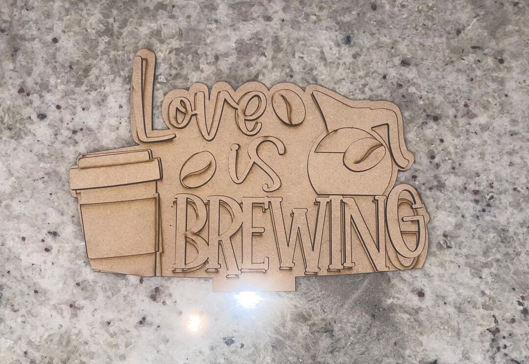 Love is Brewing, Coffee, Basket Inserts, Interchangeable, DIY - Etsy