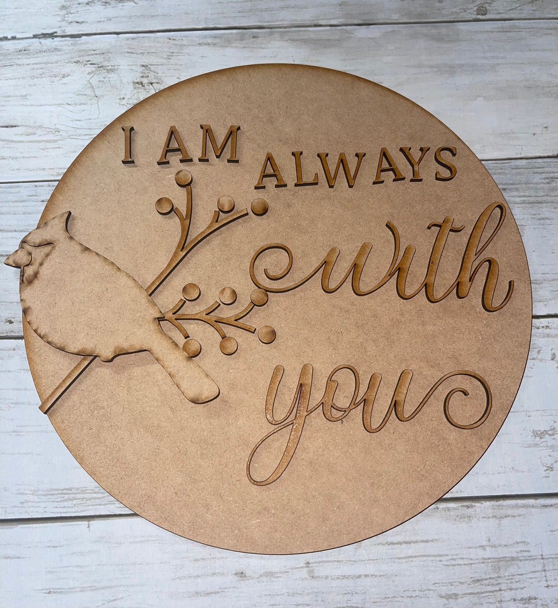 Always With You, Cardinal, Door Hanger, DIY - Etsy
