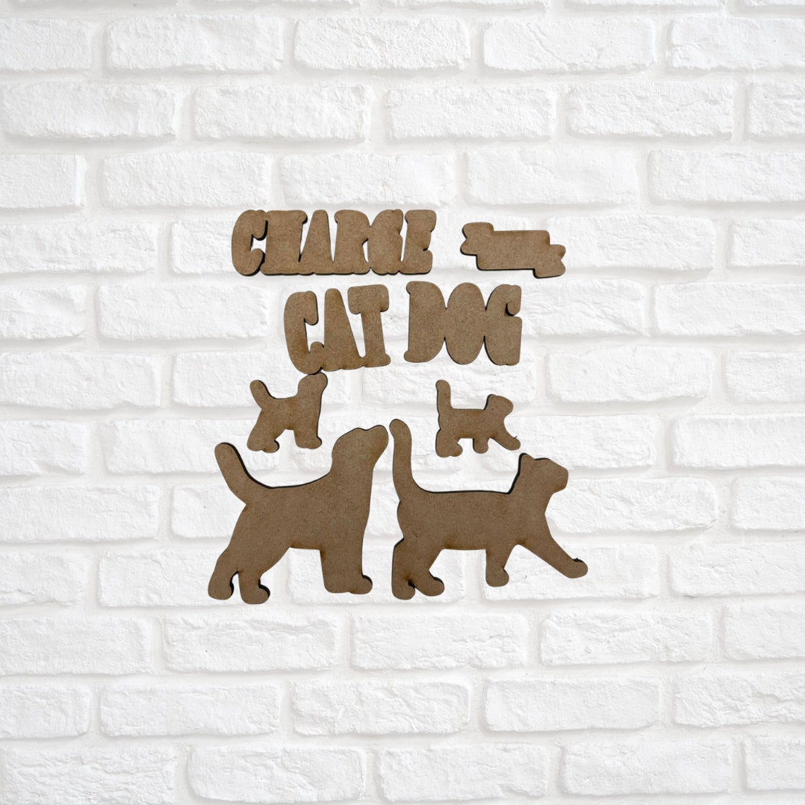 Dog Cat in Charge Cutouts DIY - Etsy