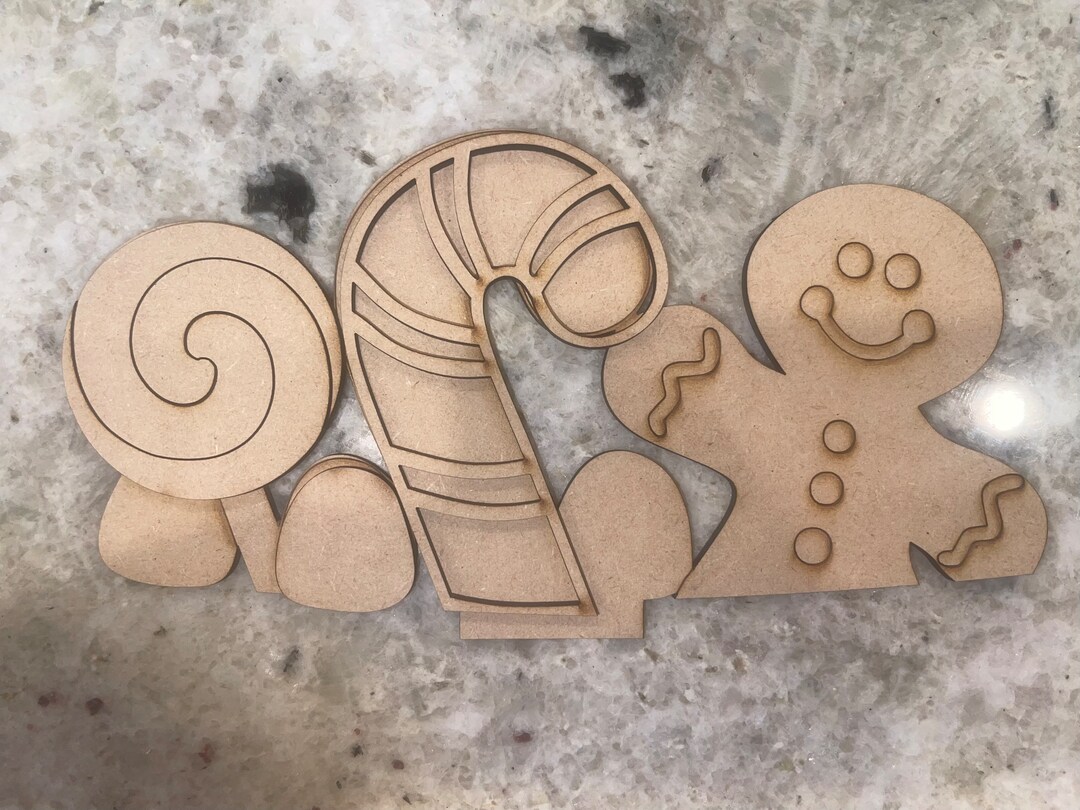 Gingerbread, Candy Cane, Basket Inserts, Interchangeable, DIY - Etsy