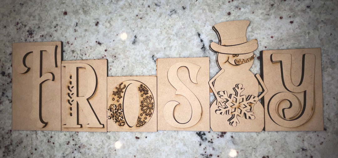 Frosty Blocks, DIY - Etsy