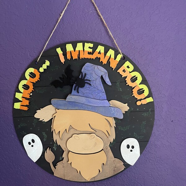 Boo Door Hanger - Etsy