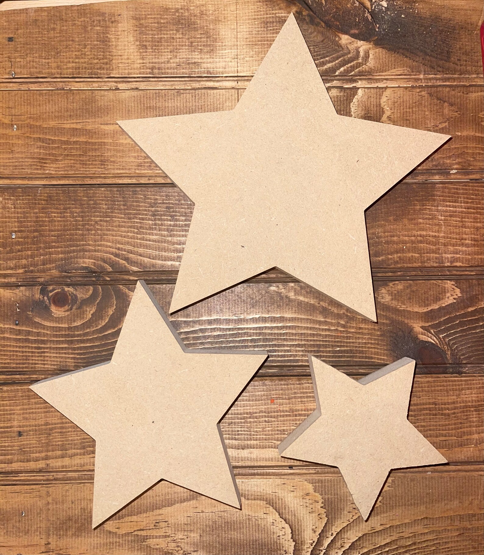 Chunky Stars Shelf Sitters Standing Stars DIY - Etsy