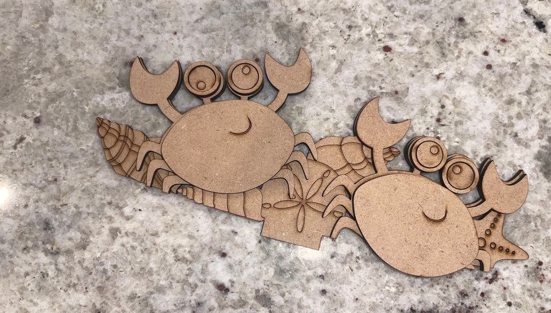 Crabs, Flower Pot, Standing, Shelf Sitter, Interchangeable, DIY - Etsy