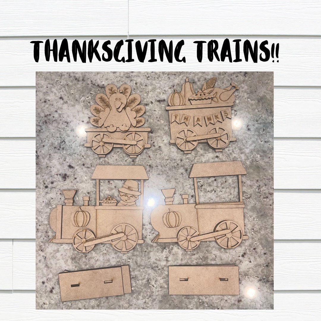 Thanksgiving Trains, Standing, DIY - Etsy