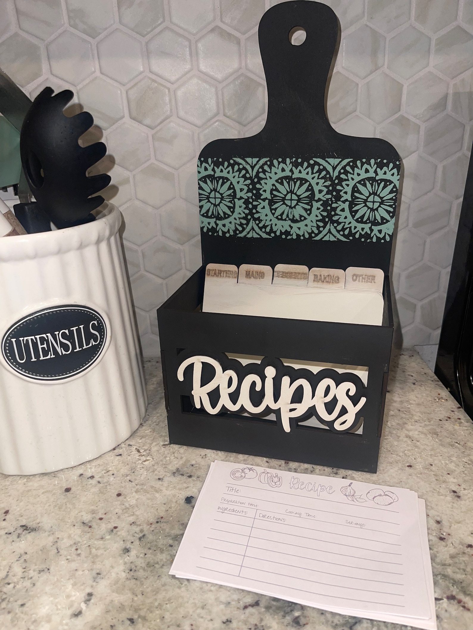 Recipe Holder, DIY - Etsy