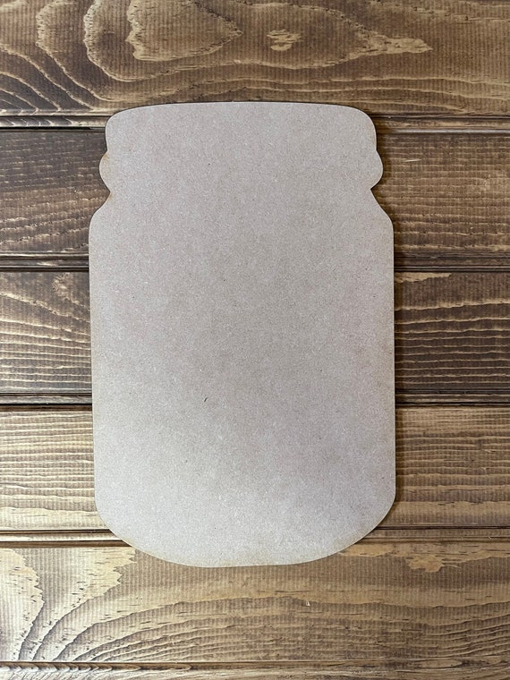 Mason Jar Cutouts Blank DIY Jar - Etsy