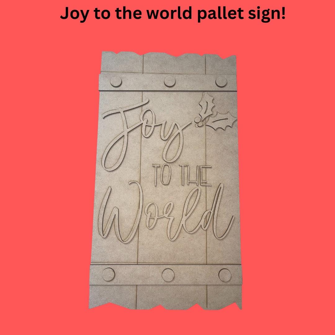 Joy to the World, Pallet Sign, DIY - Etsy