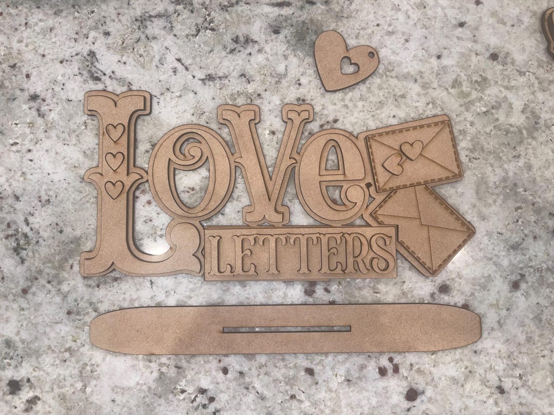 Love Letters, Word Block, DIY - Etsy