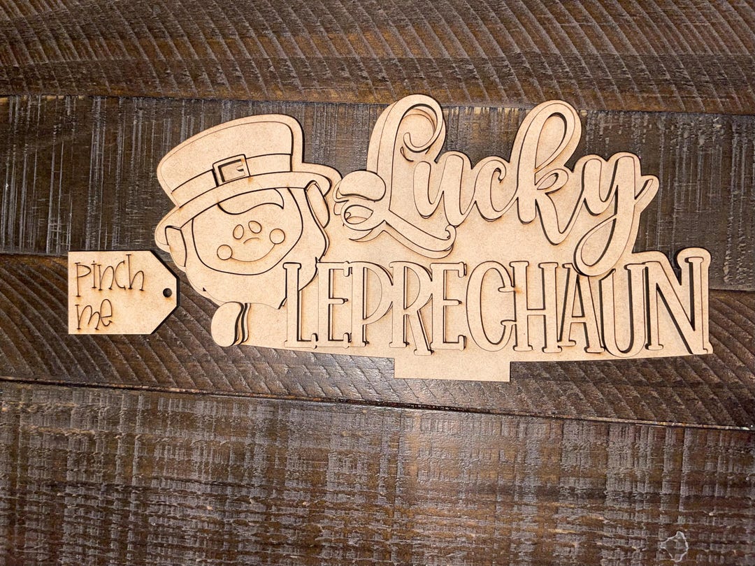 Lucky Leprechaun, Basket Insert, Interchangeable, DIY - Etsy