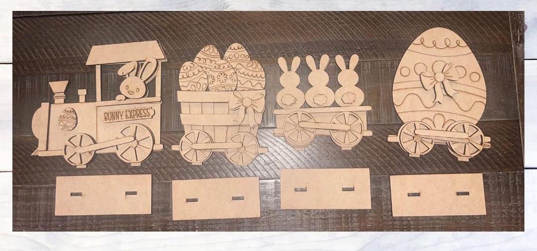Easter Trains, Standing, DIY - Etsy