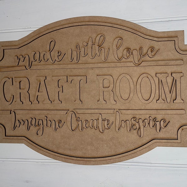 Personalized Craft Room Sign - Etsy