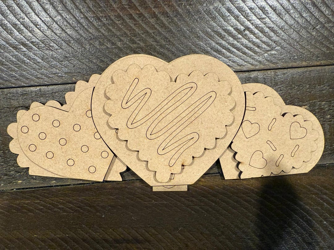 Valentine Cookies, Basket Inserts, Interchangeable, DIY - Etsy