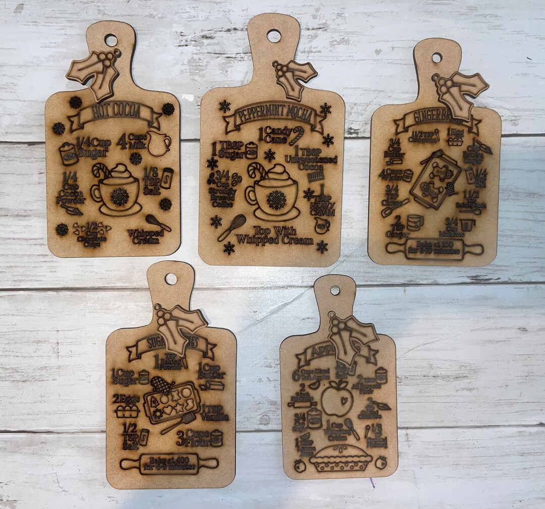 Recipe Cutting Boards, DIY - Etsy