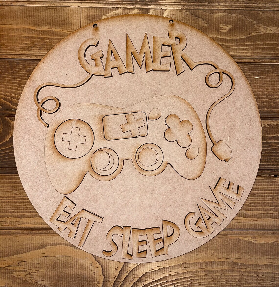 Gamer Sign Door Hanger Video Games DIY - Etsy