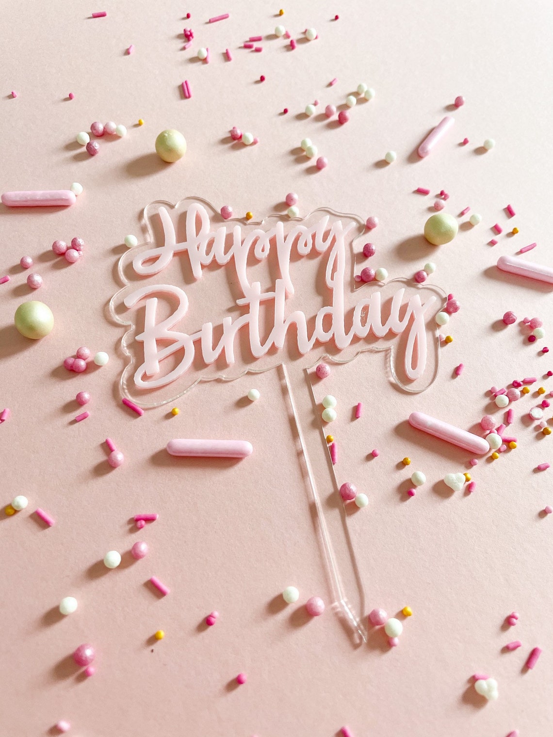 Happy birthday cake topper cake topper birthday cake | Etsy