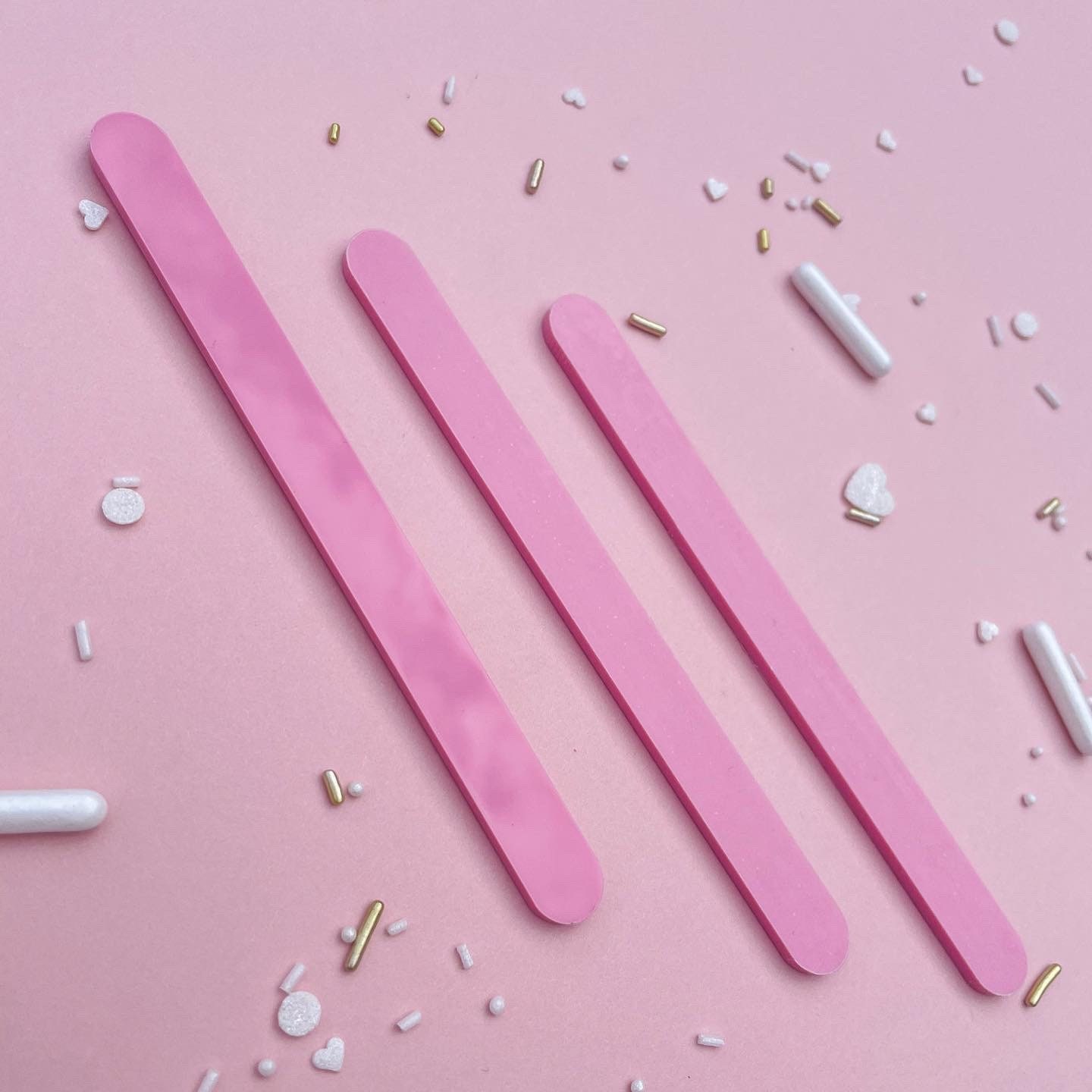 Cakesicle sticks Acrylic cake sticks Cake pop sticks | Etsy
