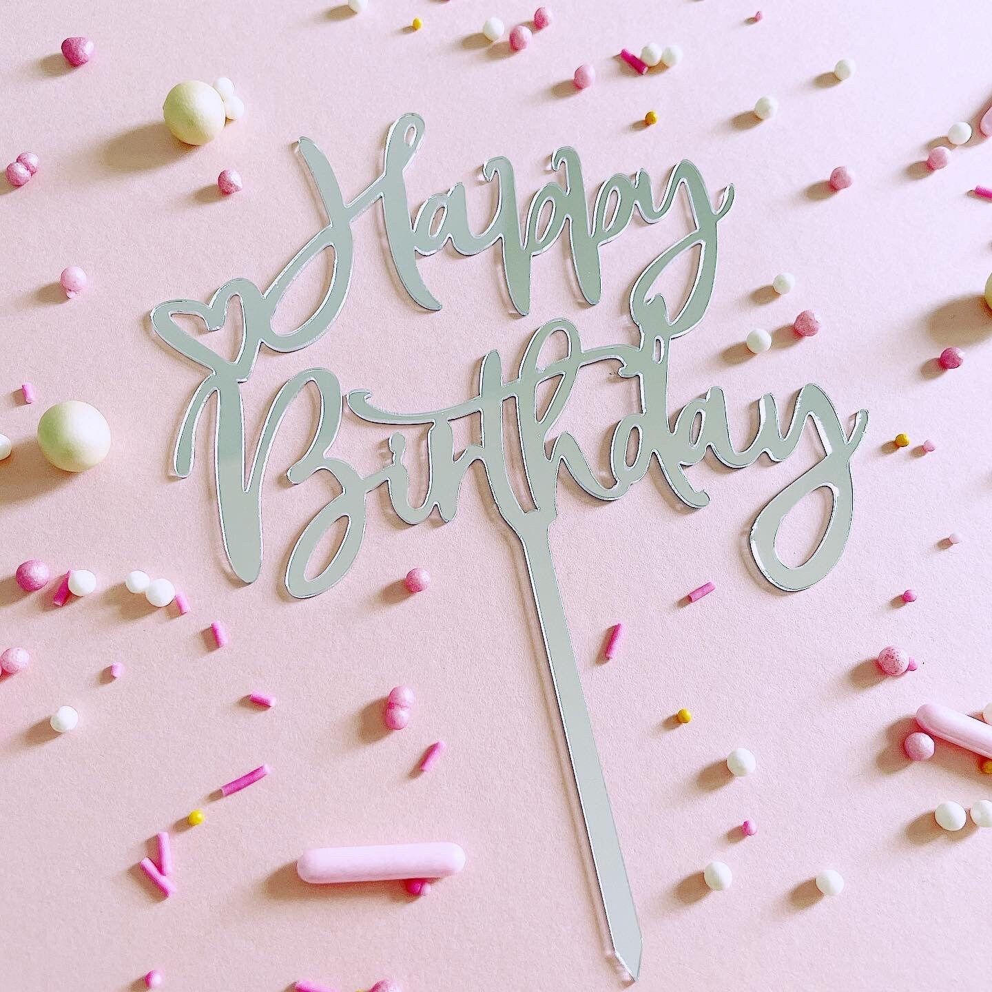 Happy Birthday Cake Topper Cake Topper Birthday Cake - Etsy