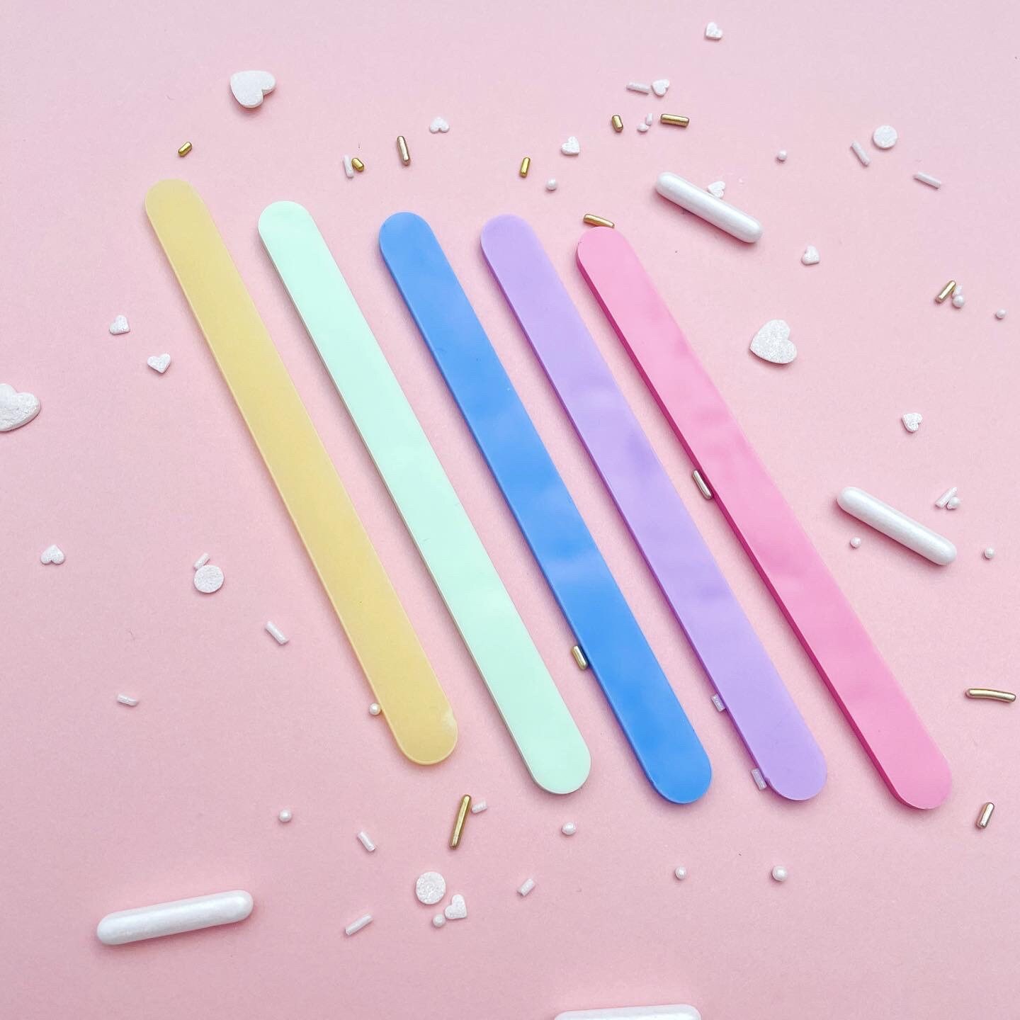 Cakesicle sticks Acrylic cake sticks Cake pop sticks | Etsy
