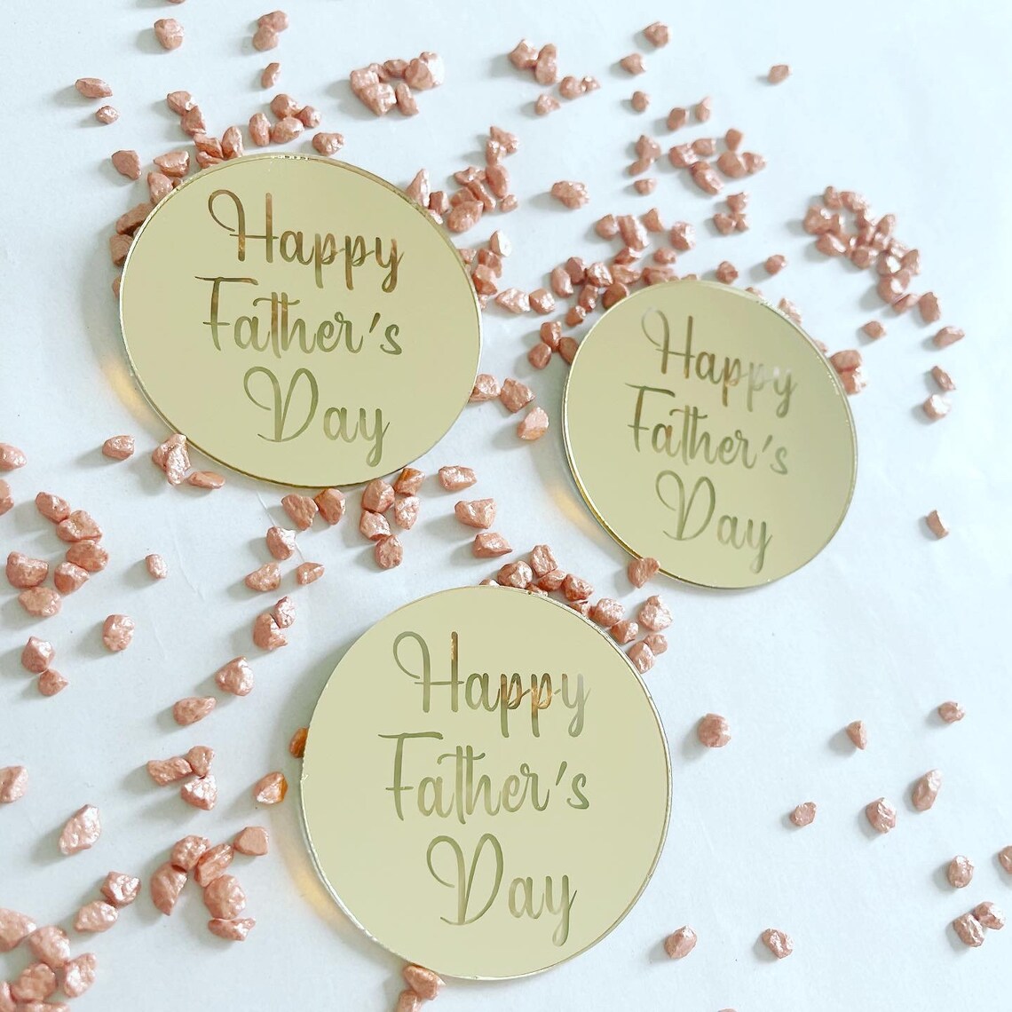 Fathers Day Acrylic Cupcake Disc Topper - Etsy