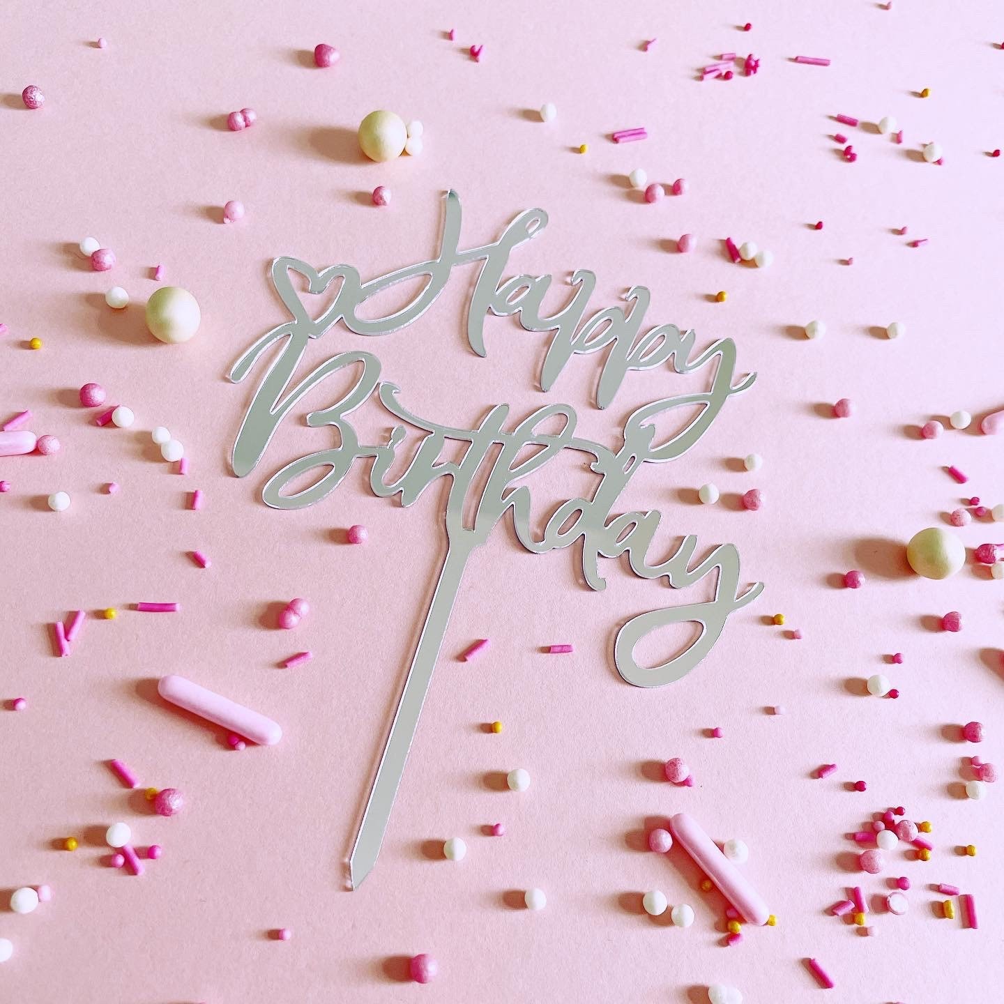 Happy Birthday Cake Topper Cake Topper Birthday Cake - Etsy