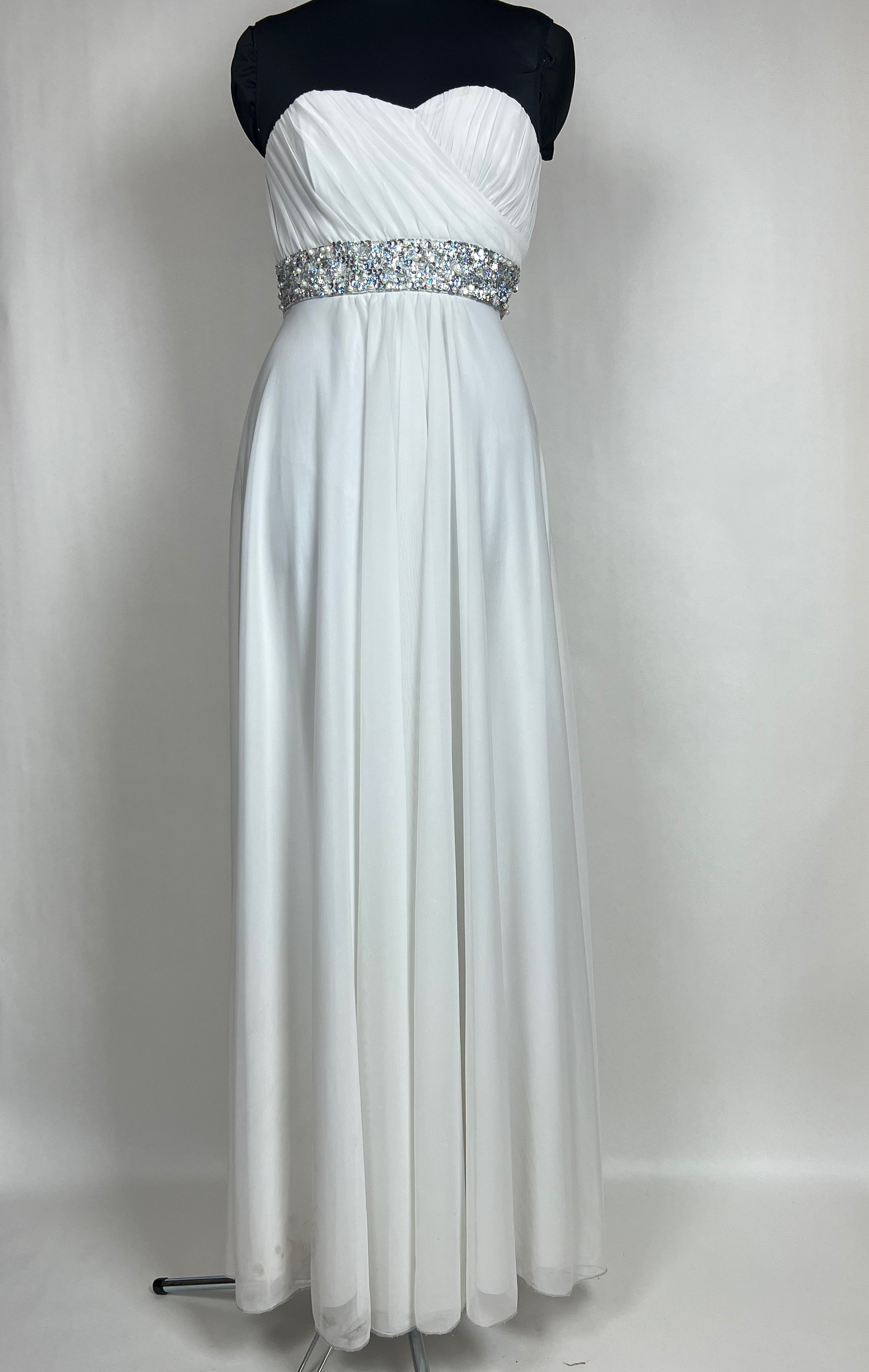 Greek Goddess Costume White and Wine Red Sash Halloween Costume Size ...