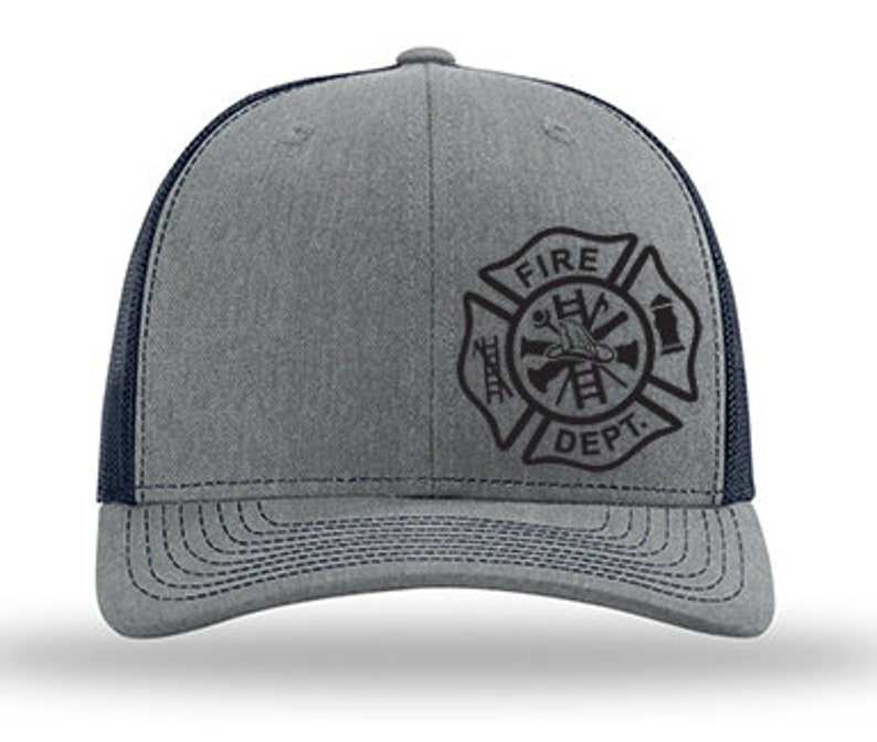 Fire Dept Cap Fireman Cap Fire Fighter Richardson Trucker Cap - Etsy