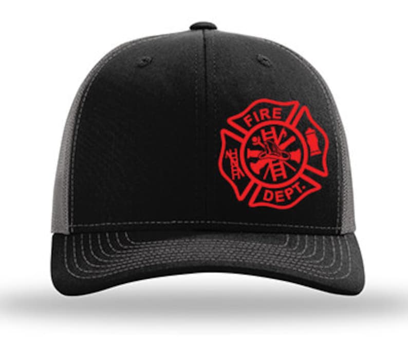 Fire Dept Cap Fireman Cap Fire Fighter Richardson Trucker Cap - Etsy