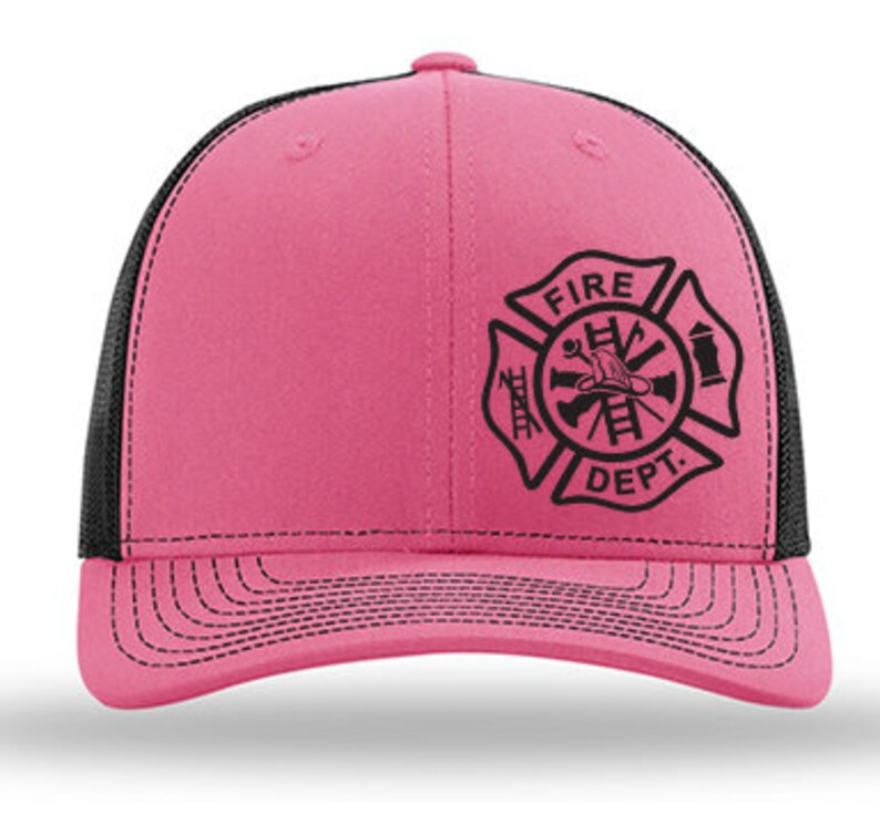 Fire Dept Cap Fireman Cap Fire Fighter Richardson Trucker Cap - Etsy