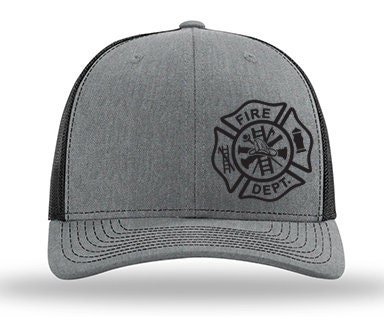 Fire Dept Cap Fireman Cap Fire Fighter Richardson Trucker Cap - Etsy