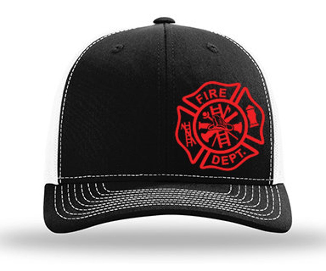 Fire Dept Cap Fireman Cap Fire Fighter Trucker Cap - Etsy