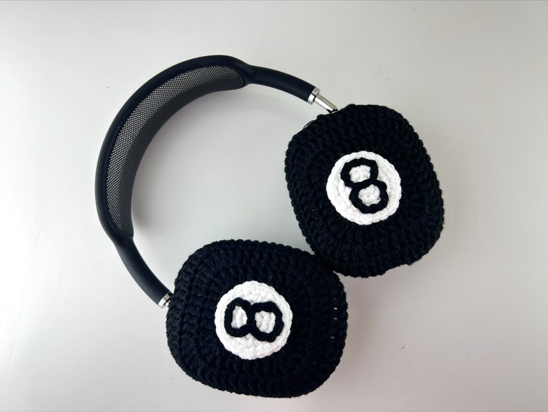 Airpods Max Headphone Covers | Magic 8 Ball Design | Crochet Airpods ...