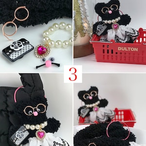 DIY Viral Korean Moru Doll Fuzzy Keychain Set, Make Your Own, Car Deco ...