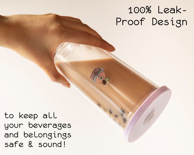 MOODIE Reusable Boba Cup, Bubble Tea Cup, Smoothie Cup With Lid and ...