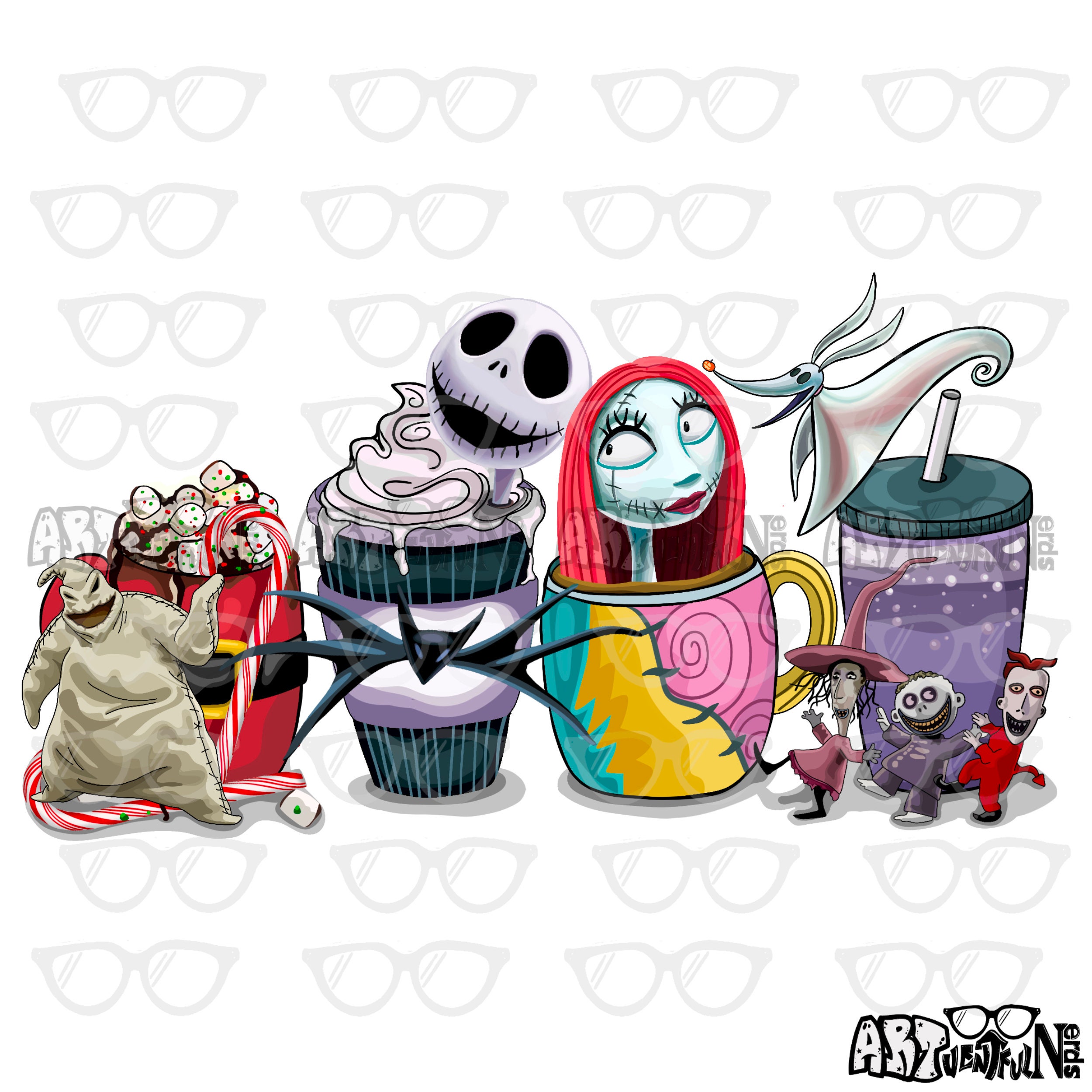 5 Files the Nightmare Crew DIGITAL DOWNLOAD Sublimation Design - Etsy