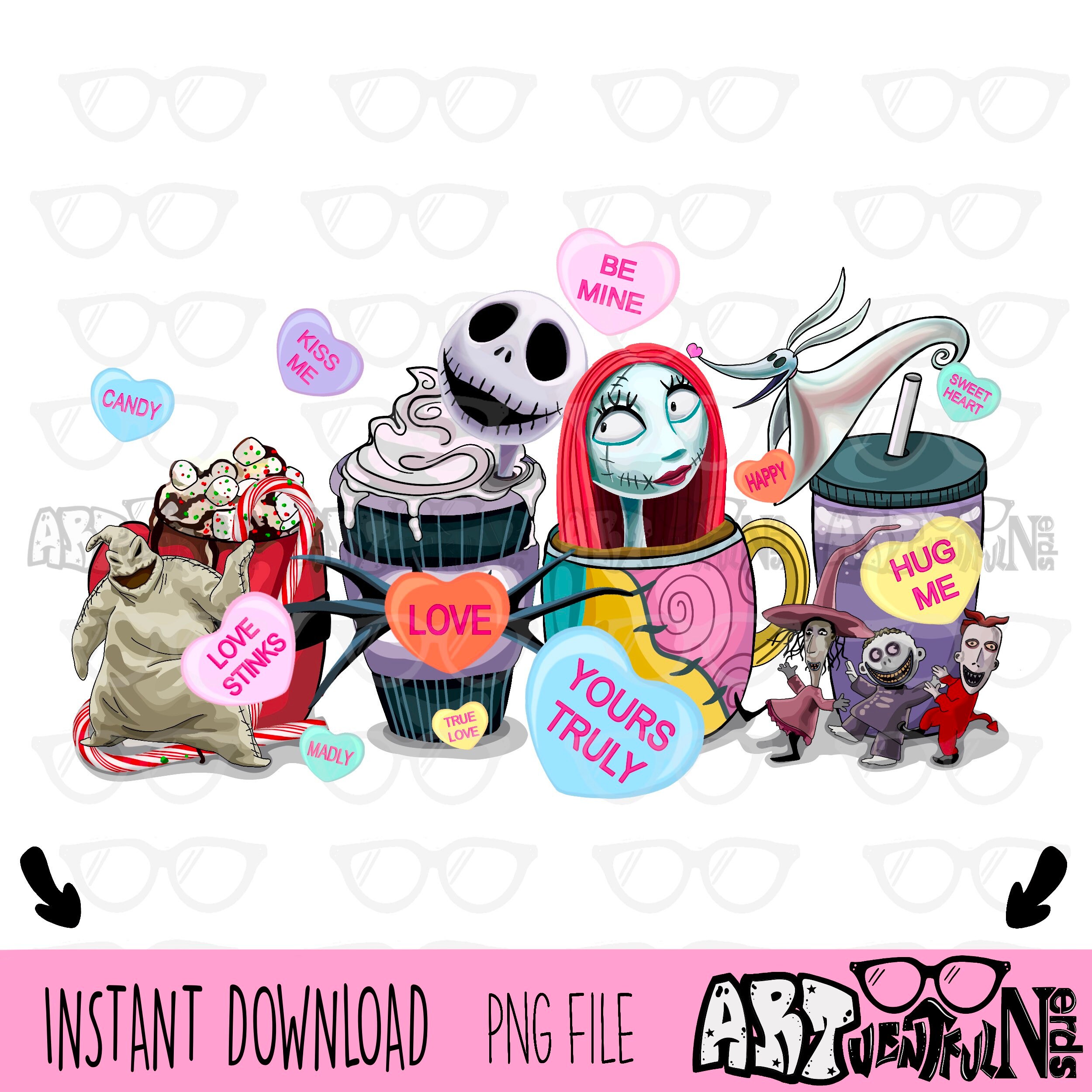 5 Files the Nightmare Crew DIGITAL DOWNLOAD Sublimation Design - Etsy