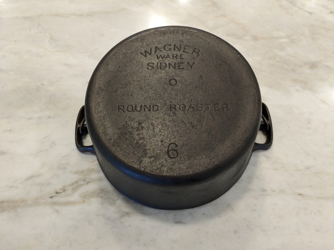 RARE Vintage Wagner 6 Dutch Oven Bottom FLAT - Etsy