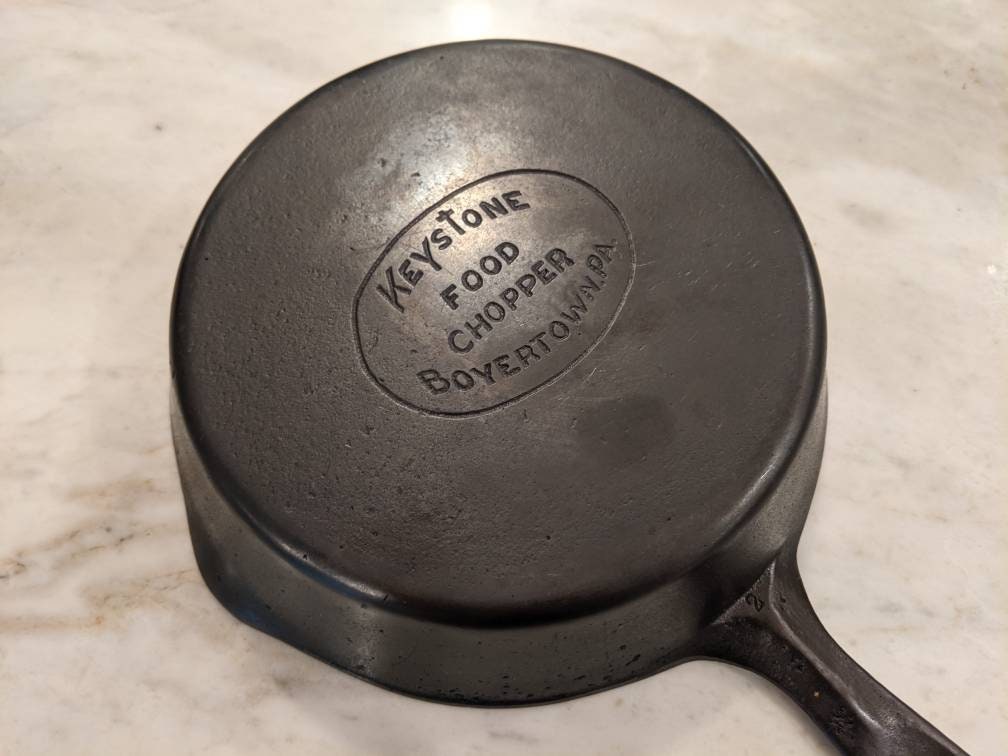 Vintage Keystone Food Chopper 5 Cast Iron Skillet Boyertown PA - Etsy