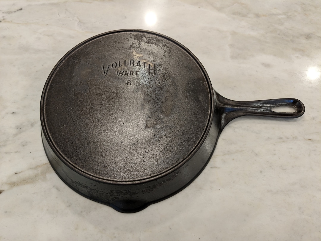 Vintage Vollrath 8 Skillet Cast Iron Restored - Etsy