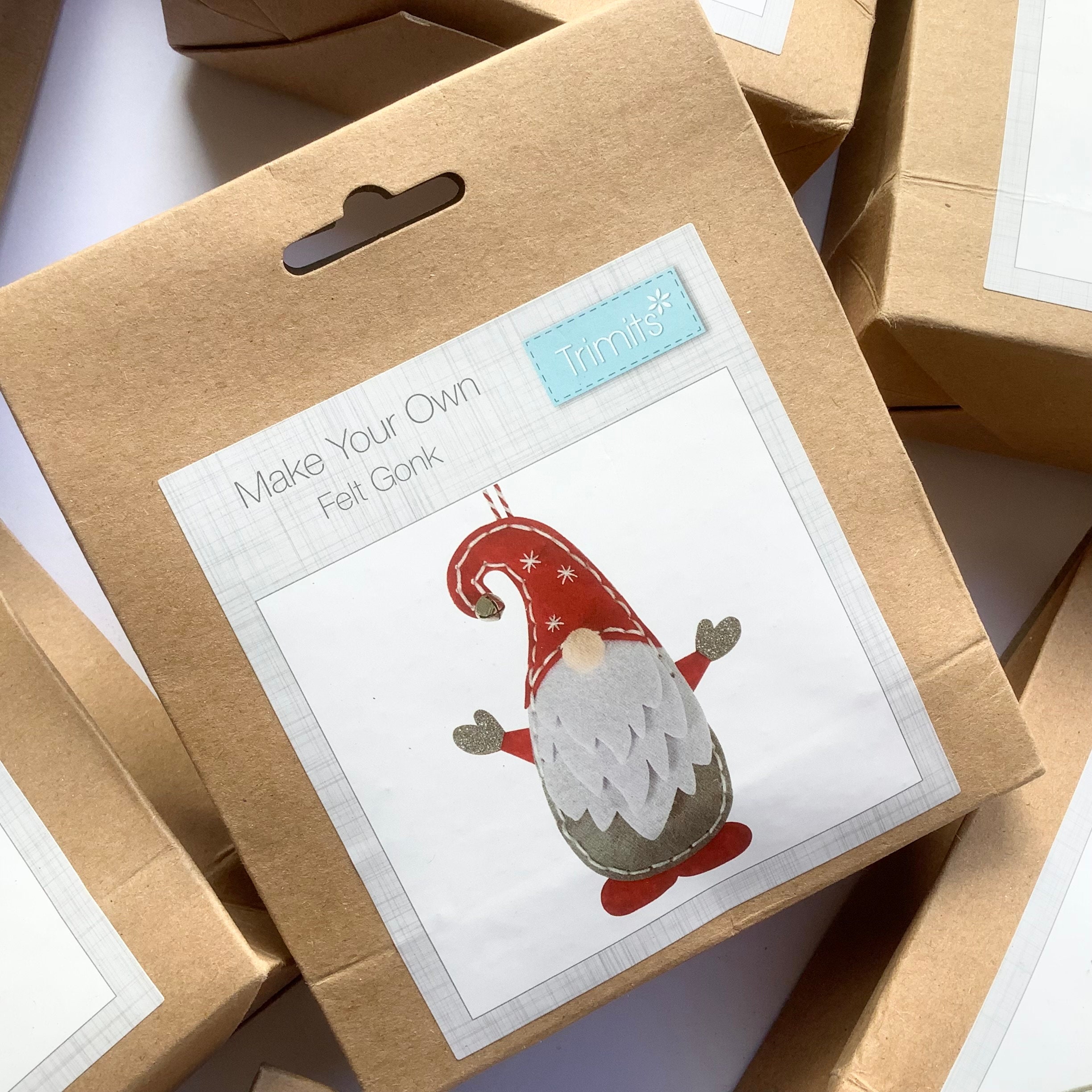 TRIMITS Make Your Own Felt Christmas Decorations - Etsy UK