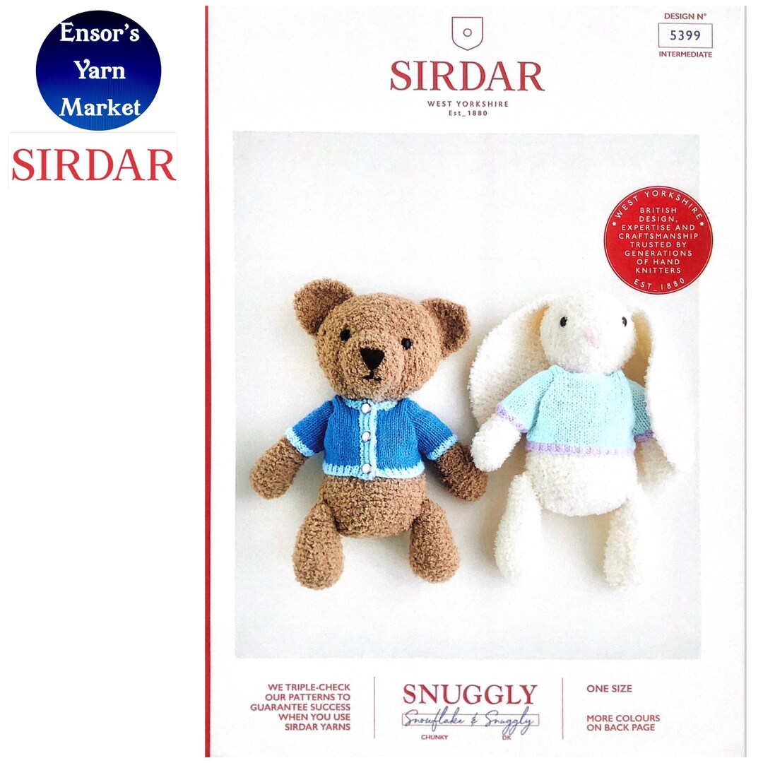 SIRDAR Snuggly Snowflake Chunky Knitting Pattern 5399 - Etsy